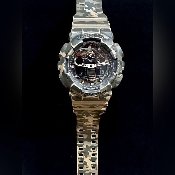 Casio | Accessories | Mens Casio Gshock Desert Camo Camouflage ...